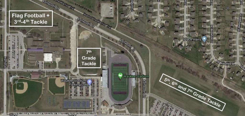 Field Locations | Waukee Youth Football
